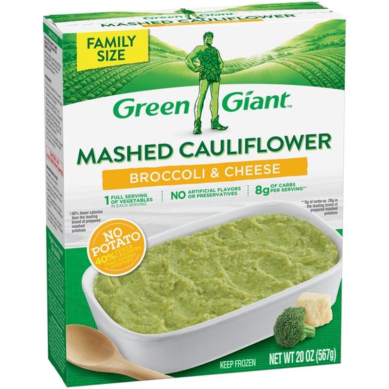 Green Giant Mashed Cauliflower Broccoli & Cheese (20 oz) - Instacart