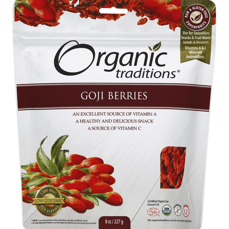 Organic Traditions Goji Berries (8 oz) - Instacart