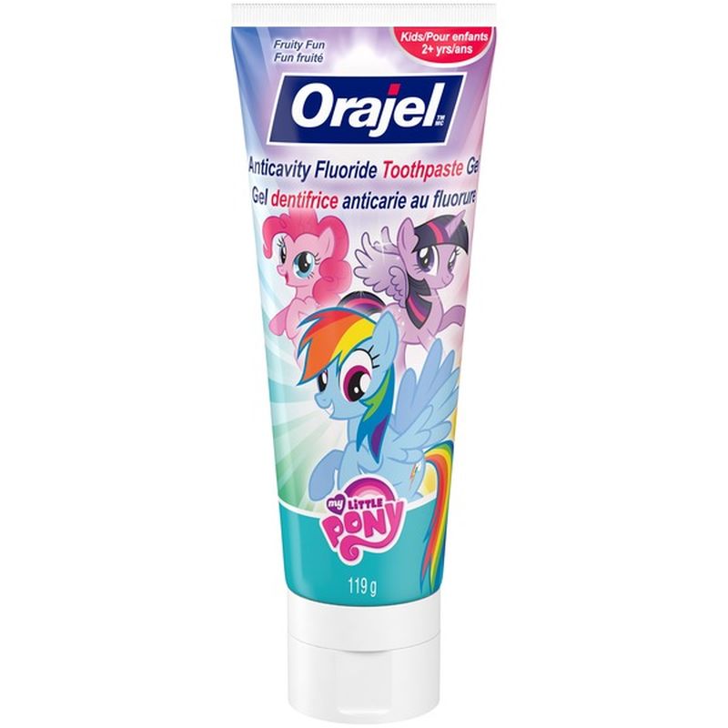 Orajel My Little Pony Anticavity Fluoride Toothpaste (4.2 oz) - Instacart