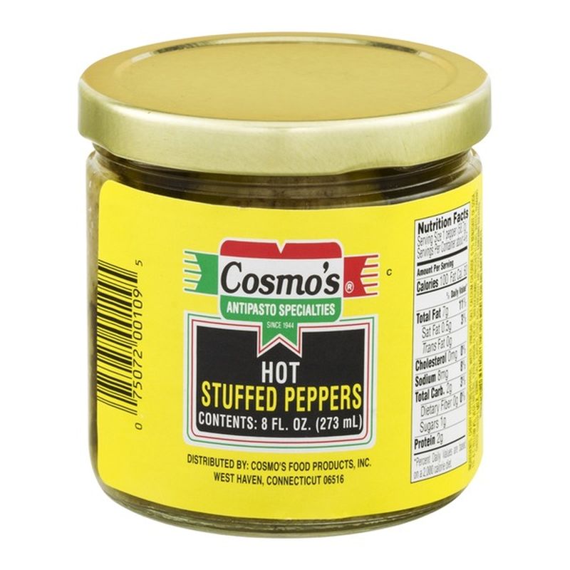 Cosmo's Hot Stuffed Peppers (8 fl oz) - Instacart