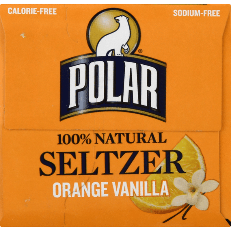 Polar Seltzer, Orange Vanilla (12 fl oz) - Instacart