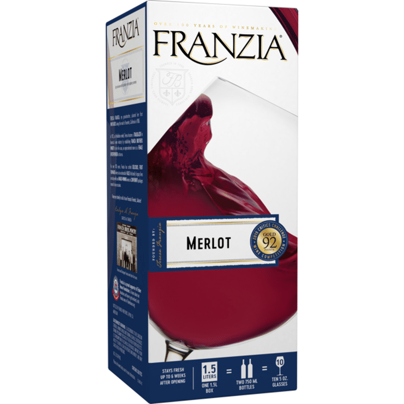 Franzia® Merlot Red Wine (1.5 L) - Instacart
