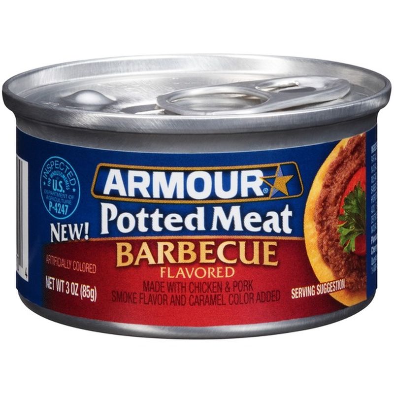 Armour Barbecue Flavored Chicken & Pork Potted Meat (3 oz) - Instacart