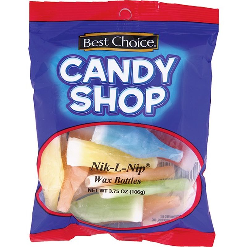 Best Choice Candy Shop Nik-L-Nip Wax Candy Bottles (3.75 oz) - Instacart