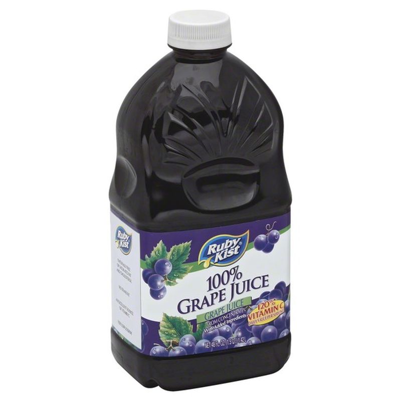 Ruby Kist 100% Juice, Grape, Bottle (48 oz) - Instacart