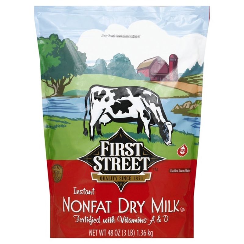 First Street Instant Nonfat Dry Milk (3 lb) - Instacart