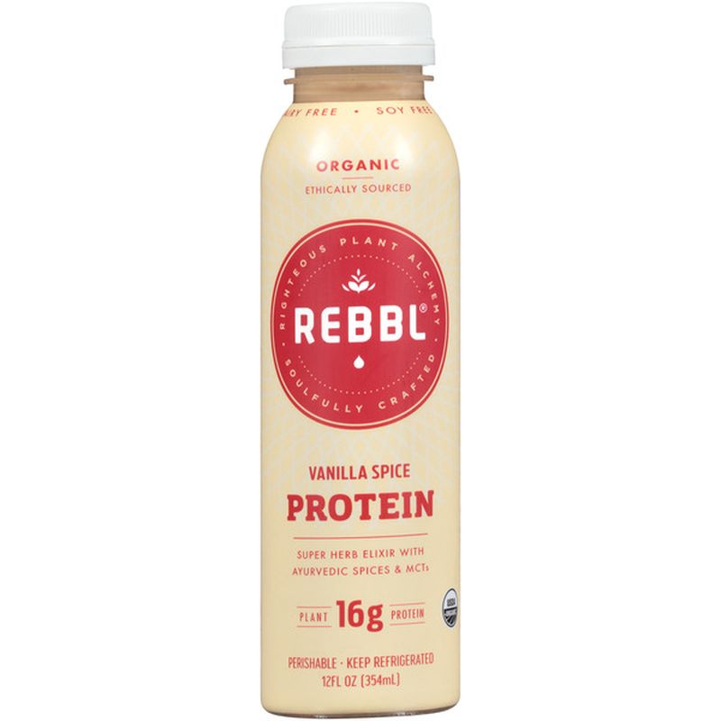 Rebbl Vanilla Spice Protein Super Herb Elixir (12 oz) - Instacart