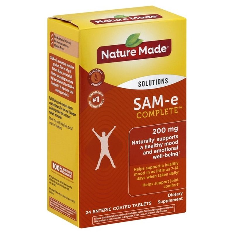 Nature Made SAM-e Complete®** 200 mg Tablets (24 ct) - Instacart