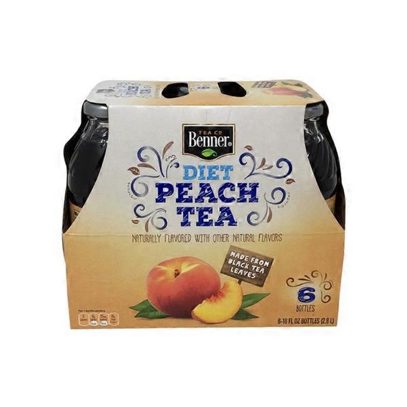 Benner Diet Peach Tea (16 fl oz) - Instacart