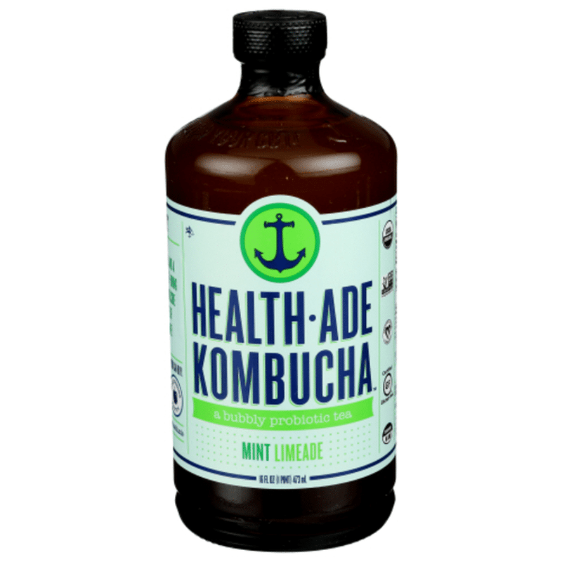 Health-Ade Kombucha, Mint Limeade (16 fl oz) - Instacart