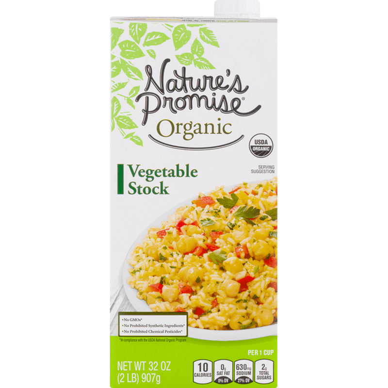 Nature's Promise Organic Vegetable Stock (32 oz) - Instacart