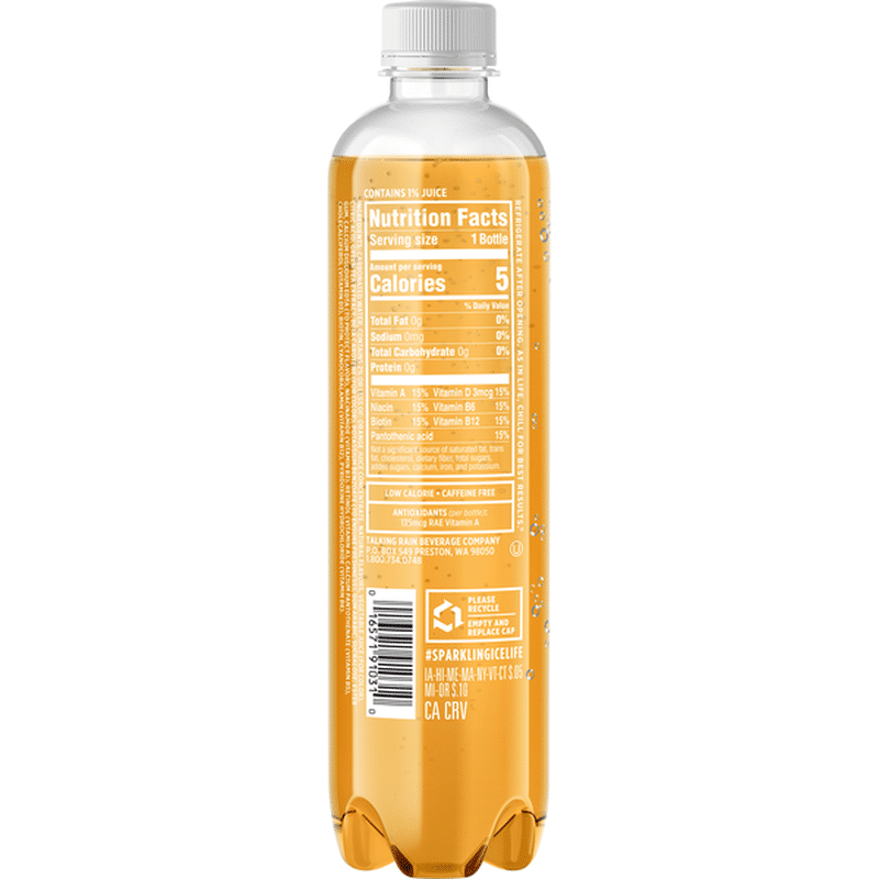 Sparkling Ice Orange Mango Sparkling Water (17 fl oz) - Instacart