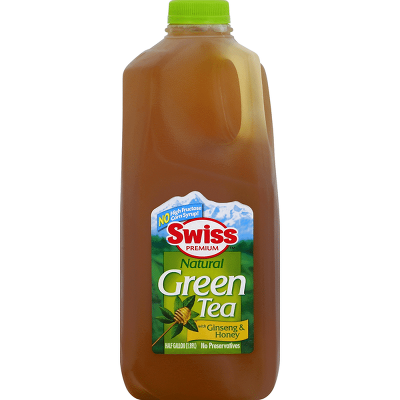 Swiss Premium Natural Flavored Tea Green (0.5 gal) - Instacart