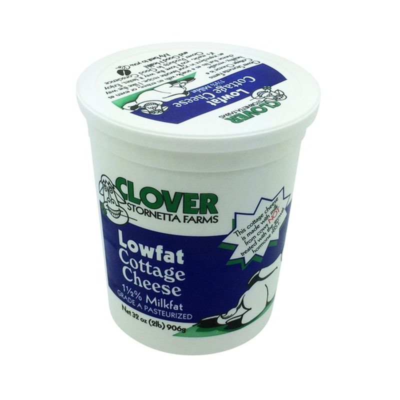 Clover Sonoma Conventional Cottage Cheese Lowfat 2% Milkfat (32 oz ...