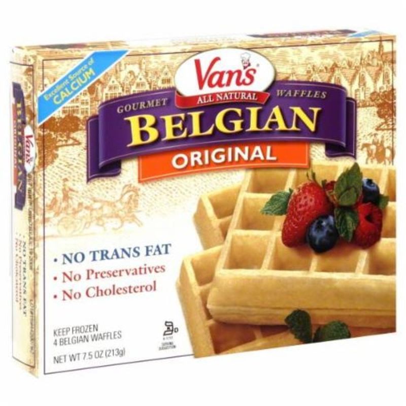 Van's Belgian Authentic Crispy Waffles (6 ct) - Instacart
