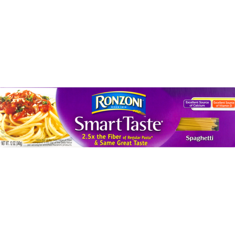 Ronzoni Smart Taste Spaghetti Pasta (340 g) - Instacart