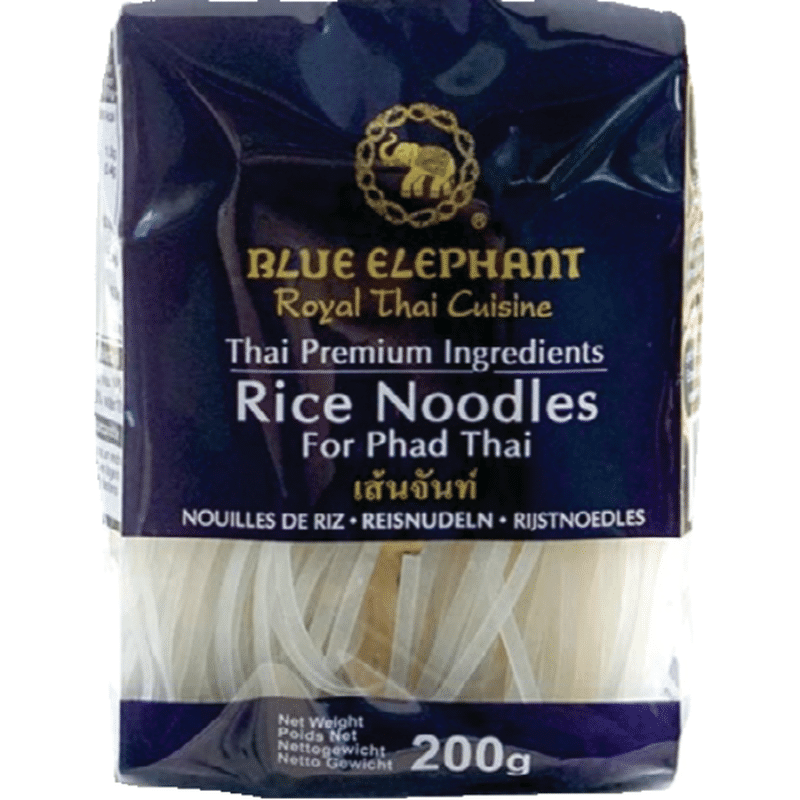 Blue Elephant Royal Thai Cuisine Rice Noodles (200 g) - Instacart