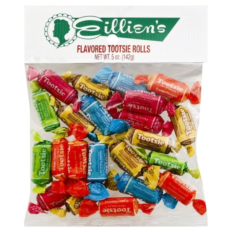 Eilliens Tootsie Rolls, Flavored, Bag (5 oz) - Instacart