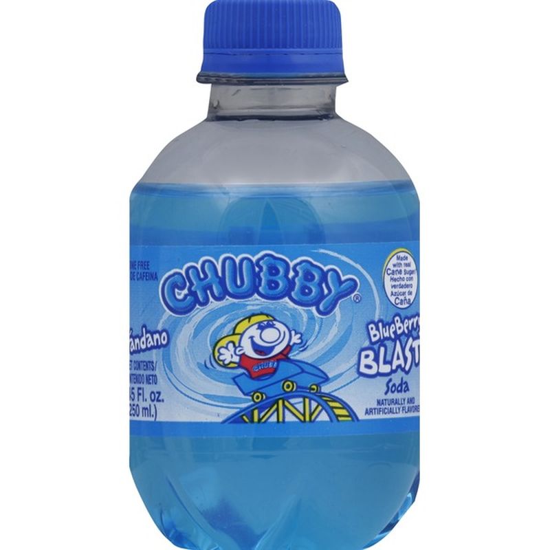 Chubby Blast Blueberry Soda (8.45 oz) - Instacart