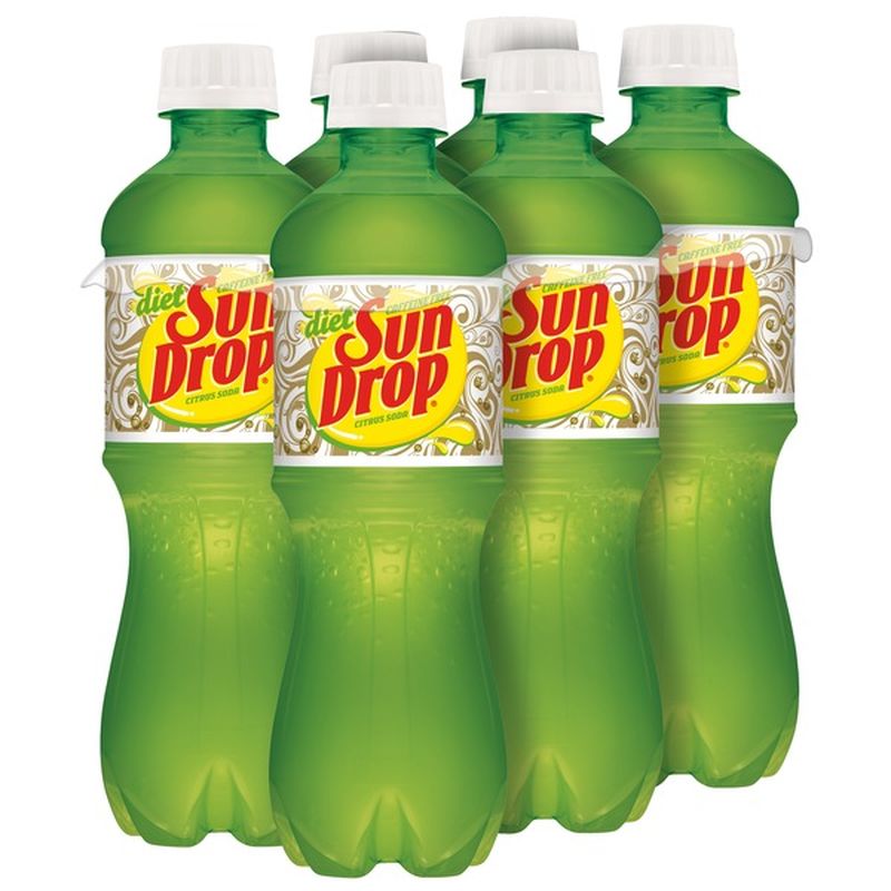 Caffeine Free Diet Sun Drop Citrus Soda (0.5 L) - Instacart