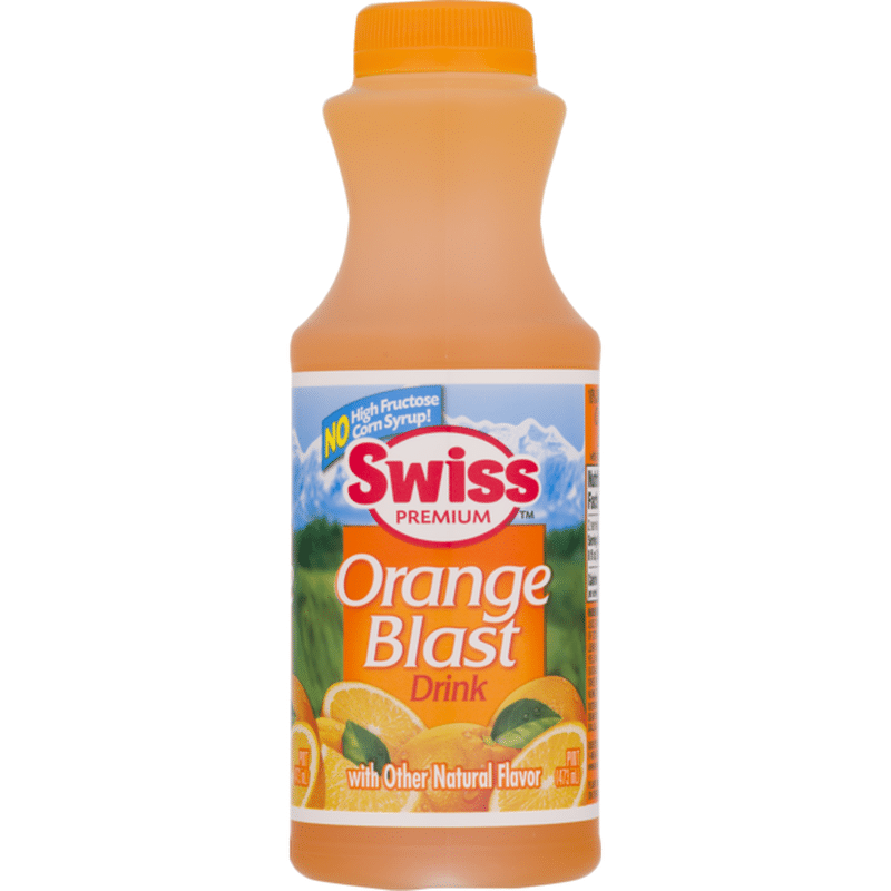 Swiss Premium Drink, Orange Blast (1 pt) - Instacart