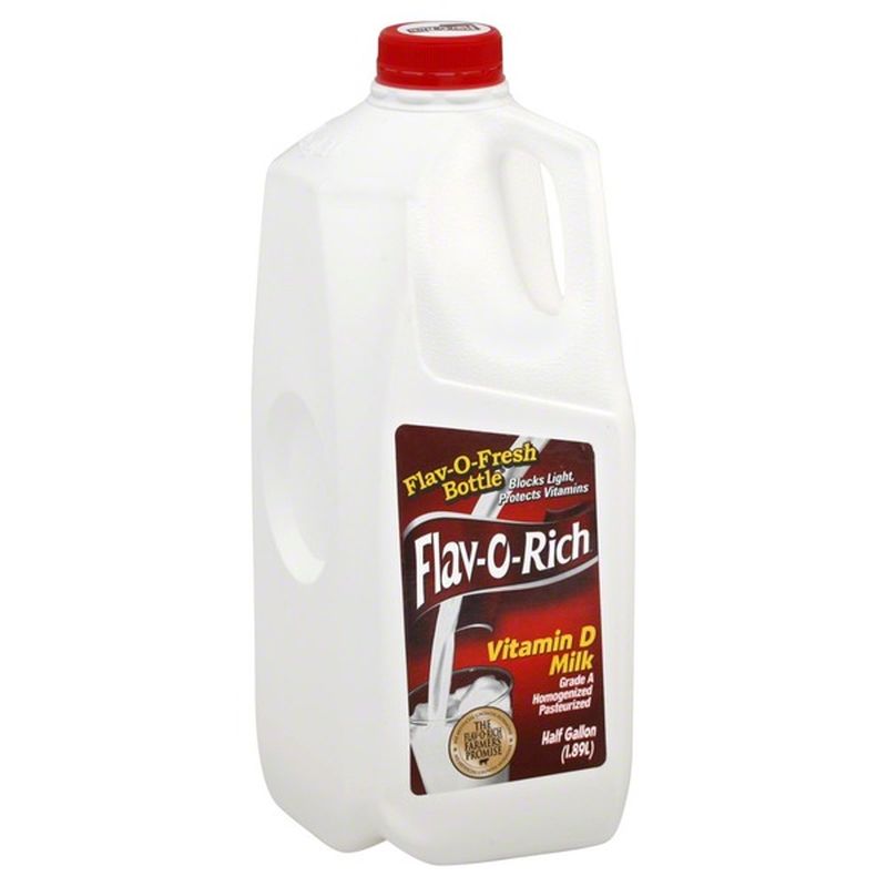 Flav O Rich Milk, Vitamin D (0.5 gal) - Instacart
