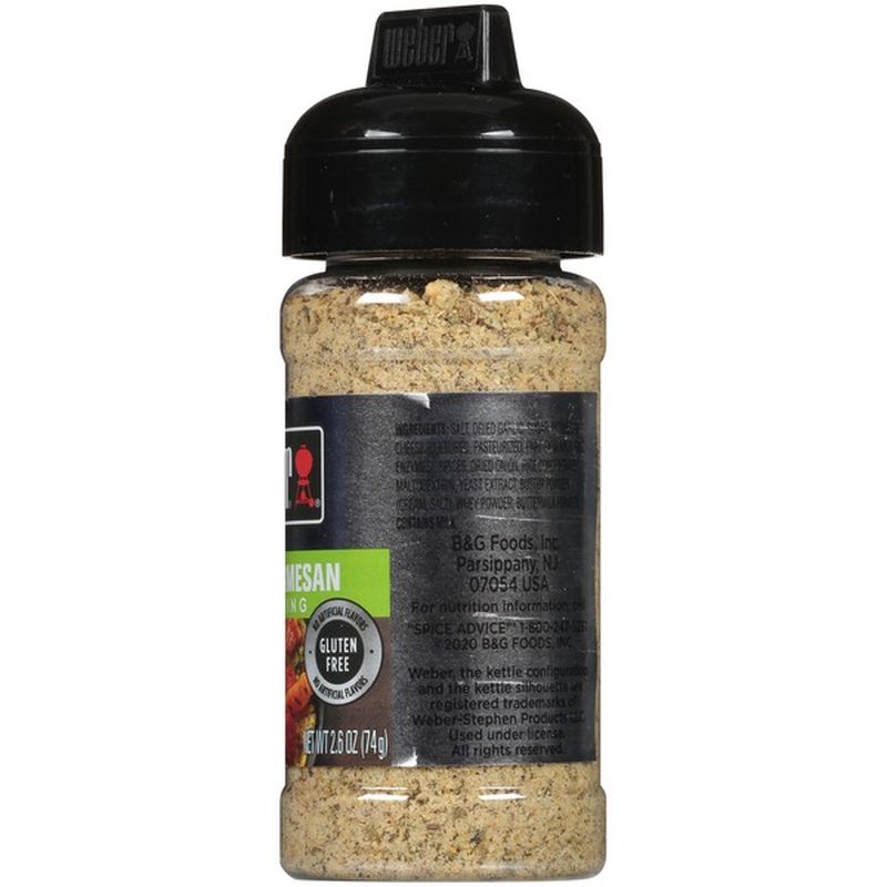 Weber Garlic Parmesan Seasoning (74 g) - Instacart