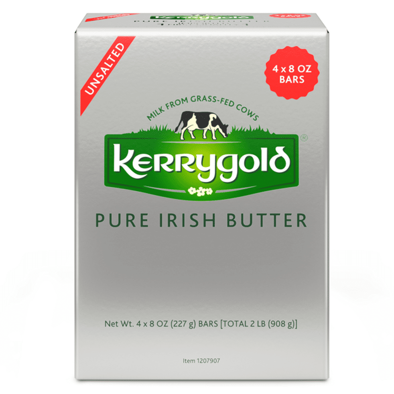 Kerrygold Grass-Fed Pure Irish Unsalted Butter Foil, (2 lb) - Instacart