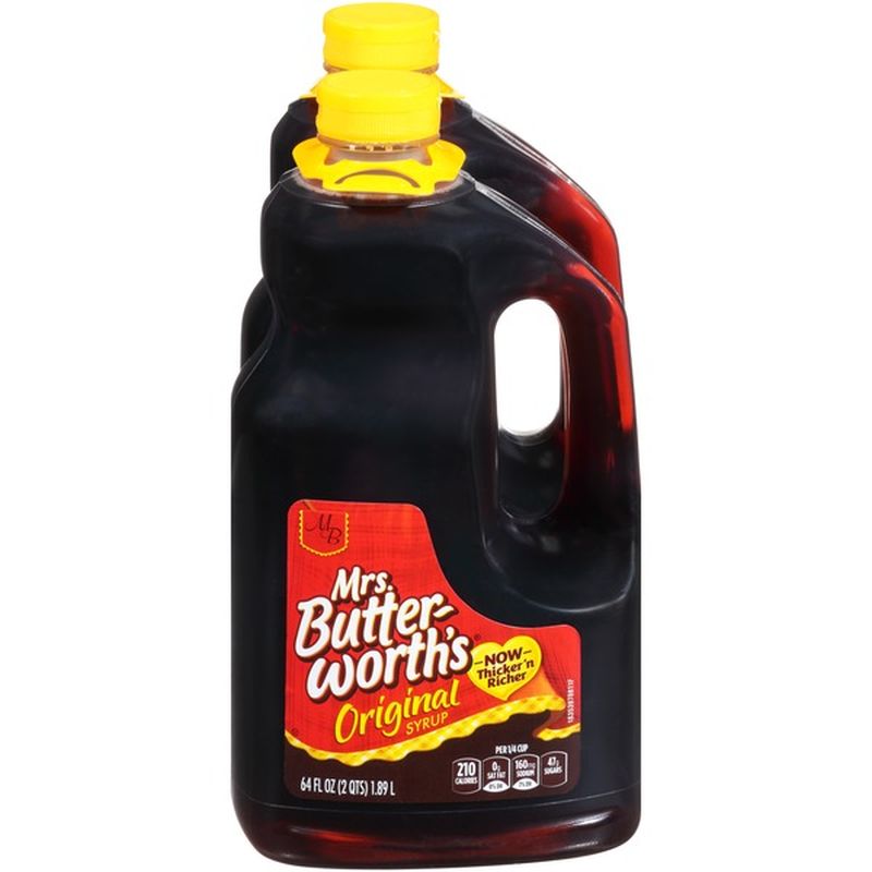 Mrs. Butterworth's Original Syrup (64 fl oz) - Instacart