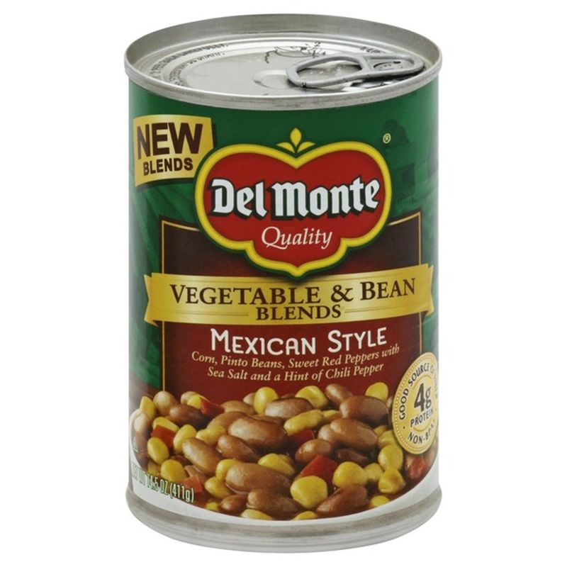 Del Monte Mexican Style Vegetable & Bean Blends (14.5 oz) - Instacart