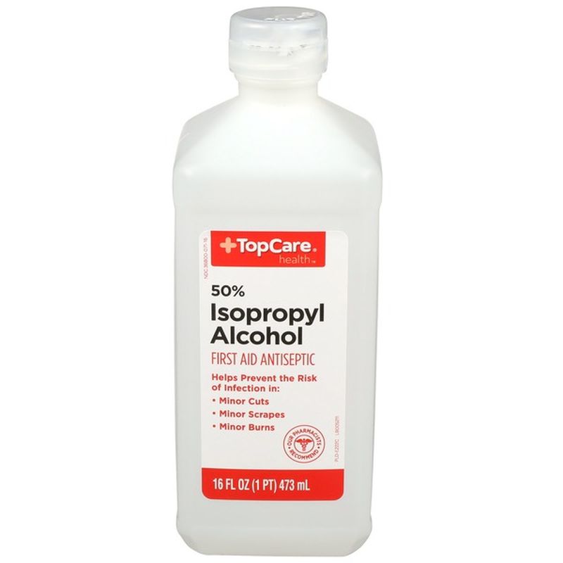 TopCare Isopropyl Alcohol 50% First Aid Antiseptic (16 fl oz) - Instacart