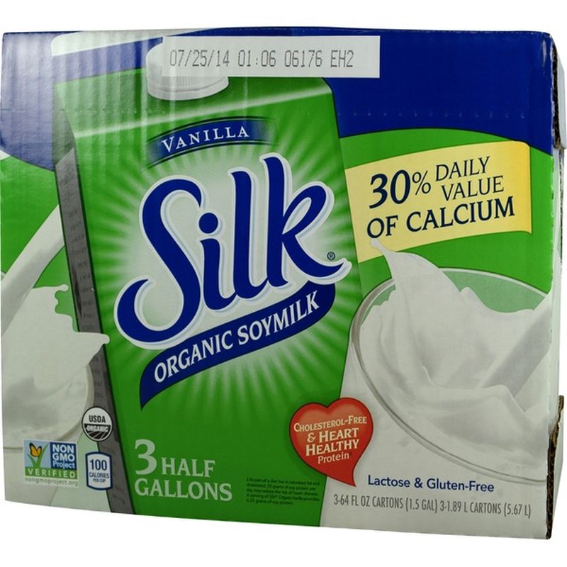 Silk Vanilla Organic Soymilk (64 fl oz) - Instacart