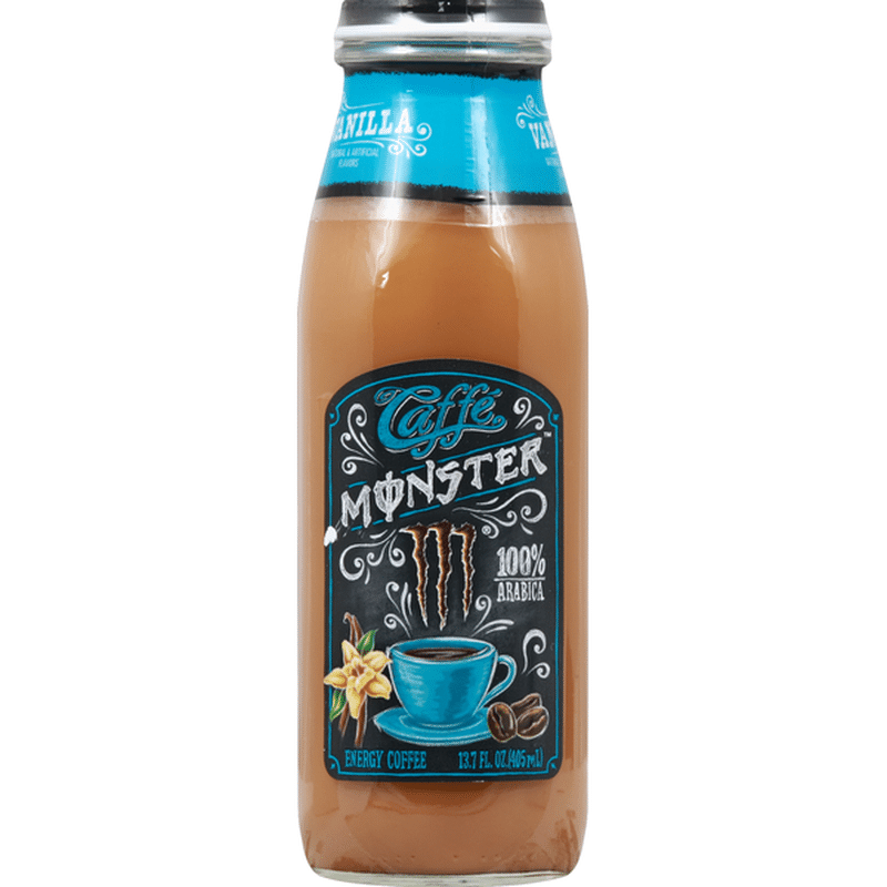 Monster Energy Coffee Vanilla (13.7 fl oz) - Instacart