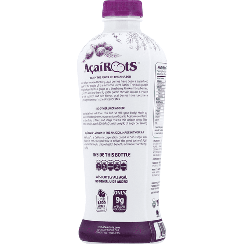 Acai Roots Acai Juice, Organic (32 oz) - Instacart