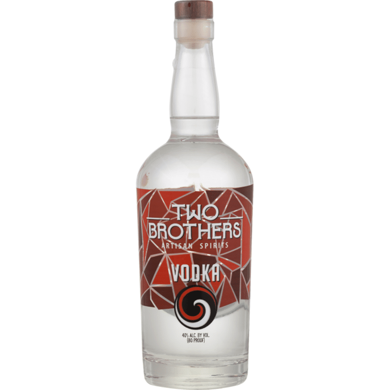 Two Brothers Artisan Spirits Vodka (750 ml) - Instacart