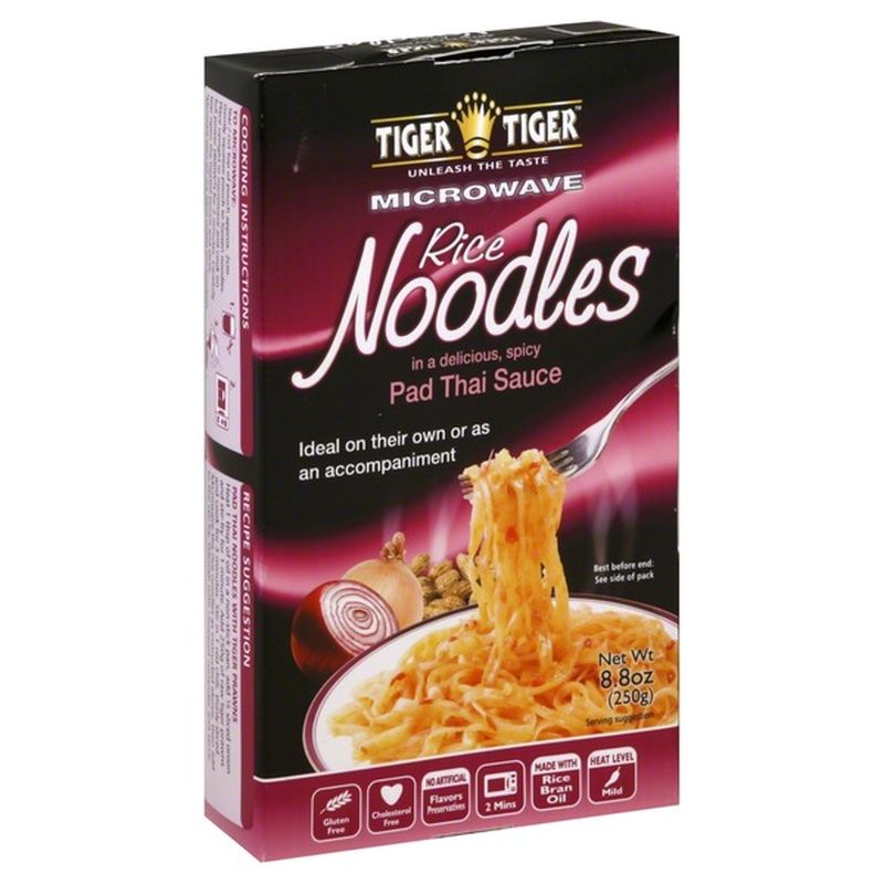 Tiger Tiger Rice Noodles, Pad Thai Sauce, Mild (8.8 oz) - Instacart