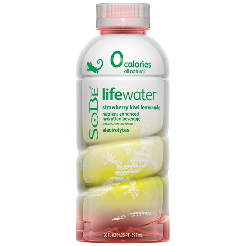 SOBE Strawberry Kiwi Lemonade Water Beverage (20 fl oz) Delivery or ...