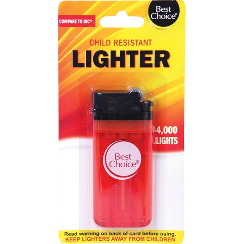 Best Choice 4000 Lights Child Resistant Lighter (each) - Instacart