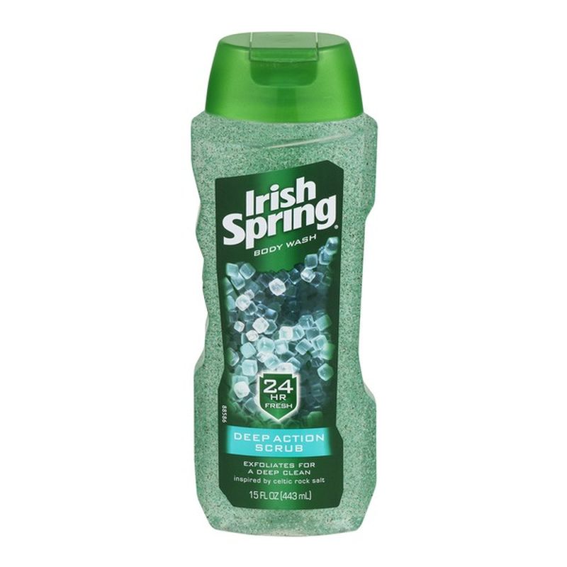 Irish Spring Body Wash Deep Action Scrub (15 fl oz) - Instacart
