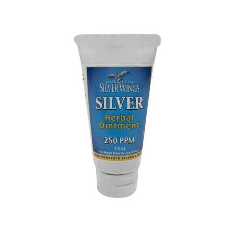 Natural Path Silver Wings Colloidal Silver Herbal Ointment (1.05 oz ...