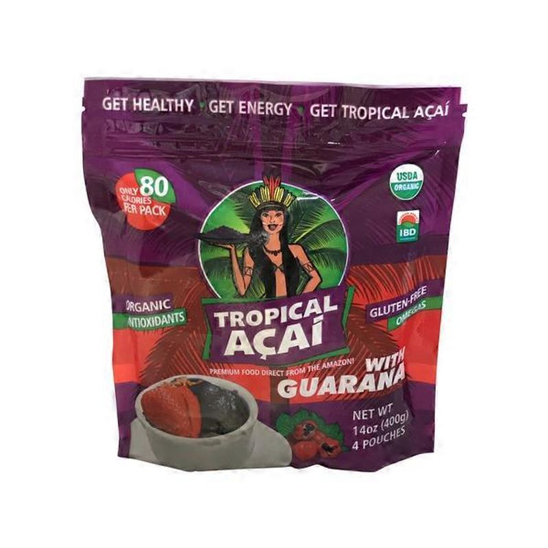 Tropical Acai Organic Acai Authentic Mix Superfood Packs (14 oz ...