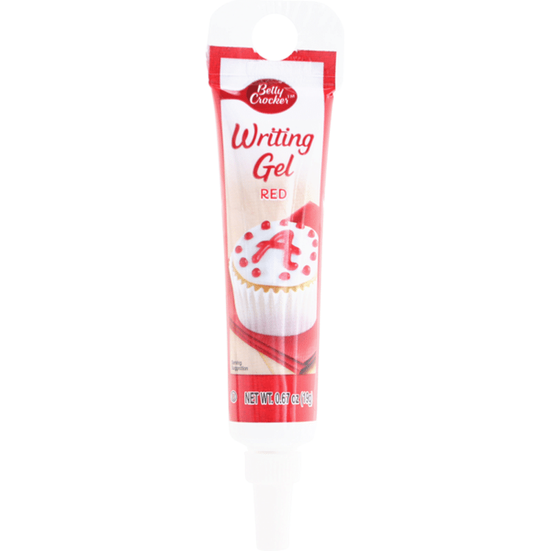 Betty Crocker Writing Gel, Red (0.67 oz) - Instacart