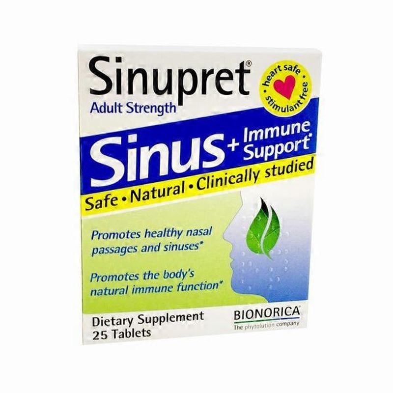 Sinupret Adult Strength Sinus + Immune Support Promotes Healthy Nasal ...