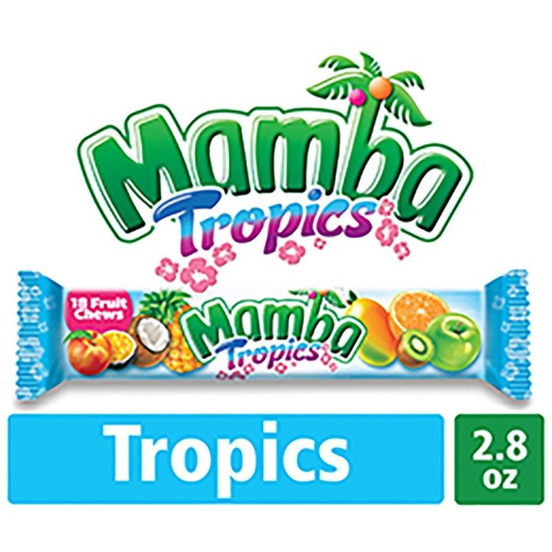 Mamba Tropics Fruit Chews Candy (18 ct) - Instacart