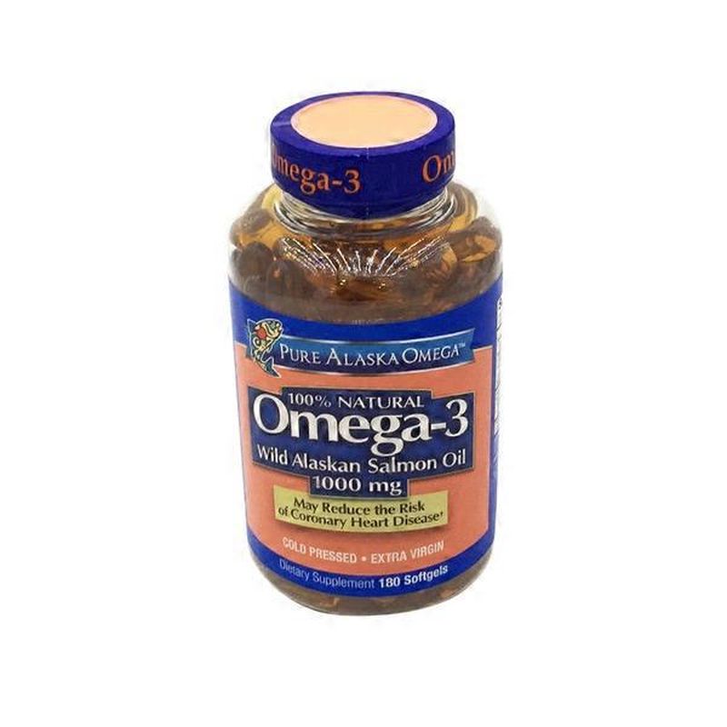 Pure Alaska Omega Omega - 3 Wild Alaskan Salmon Oil Dietary Supplement ...