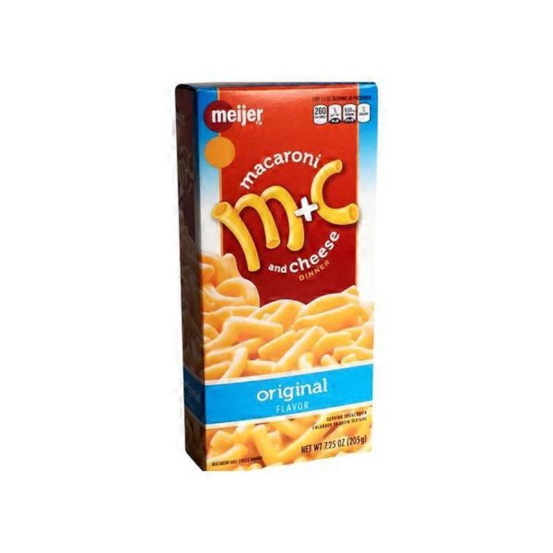 Meijer Original Flavor Macaroni & Cheese Dinner (7.25 oz) - Instacart