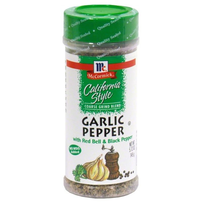 Mccormick California Style Garlic Pepper (5.12 oz) - Instacart