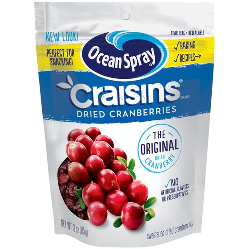Craisins The Original Sweetened Dried Cranberries (3 oz) - Instacart