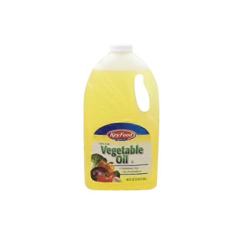 Key Food 100% Pure Vegetable Oil (96 fl oz) - Instacart