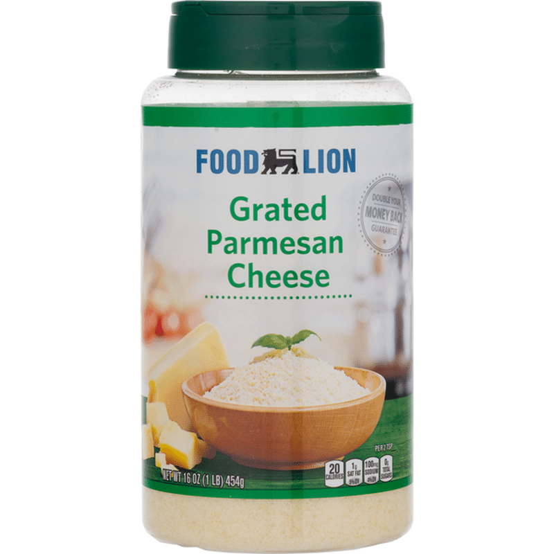 Food Lion Grated Cheese, Parmesan (16 oz) - Instacart